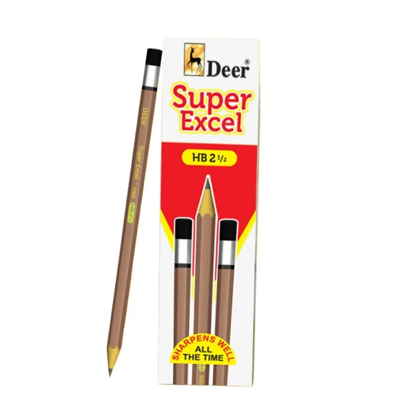 Deer Super Excel Lead Pencil 1000-HB Pack Of 12. – Dua Book Palace